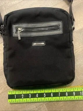 Roots | Bags | Roots Black Nylon Messenger Crossbody For Men | Poshmark